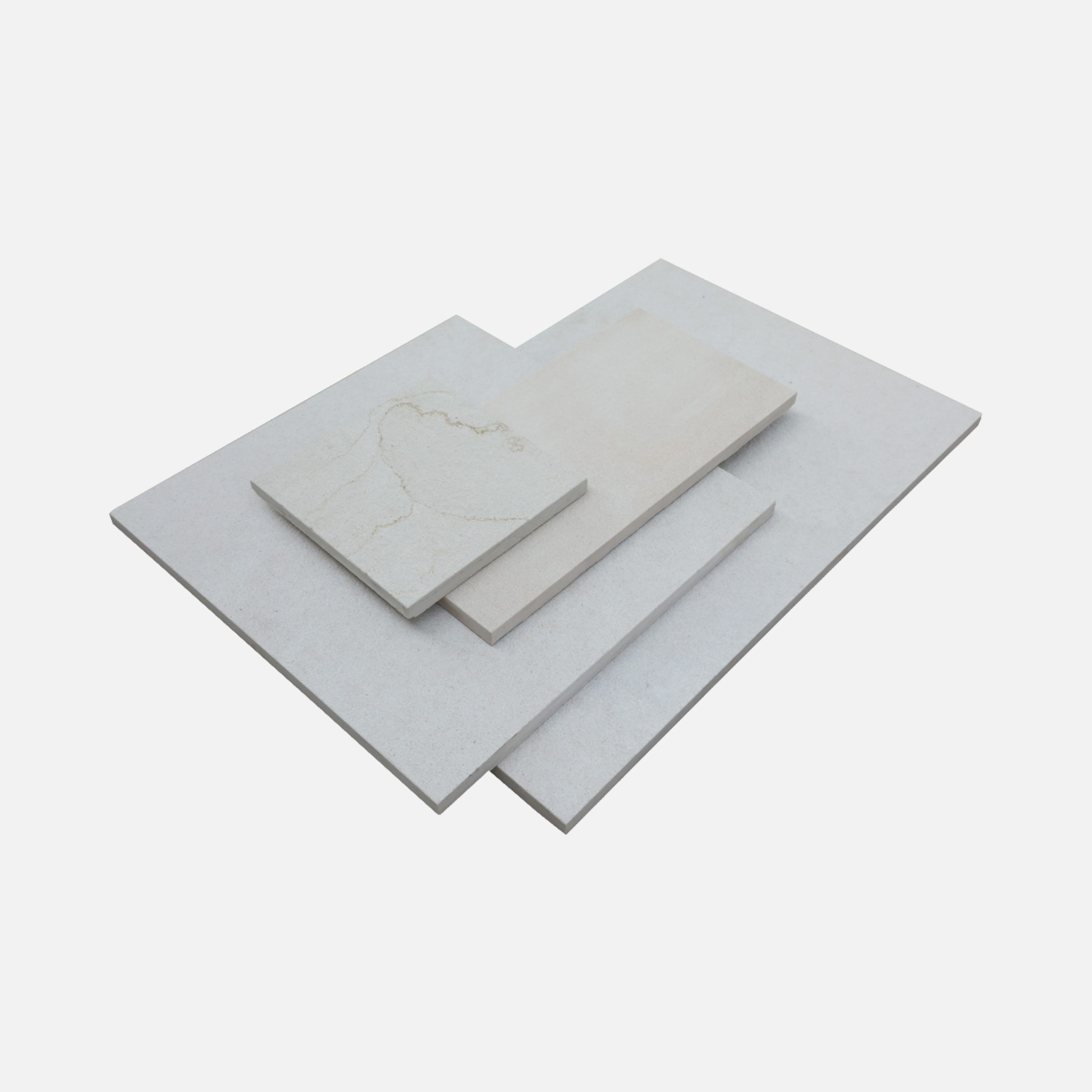 Enchanted White Pattern Flag - KC Stone - A Natural Stone Company